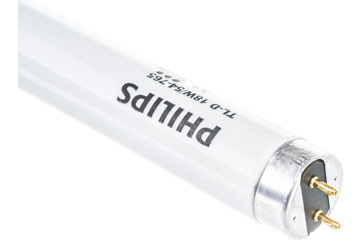 Люминесцентная лампа PHILIPS TL-D 18W/54-765 18Вт T8 6200К G13 10657 ...