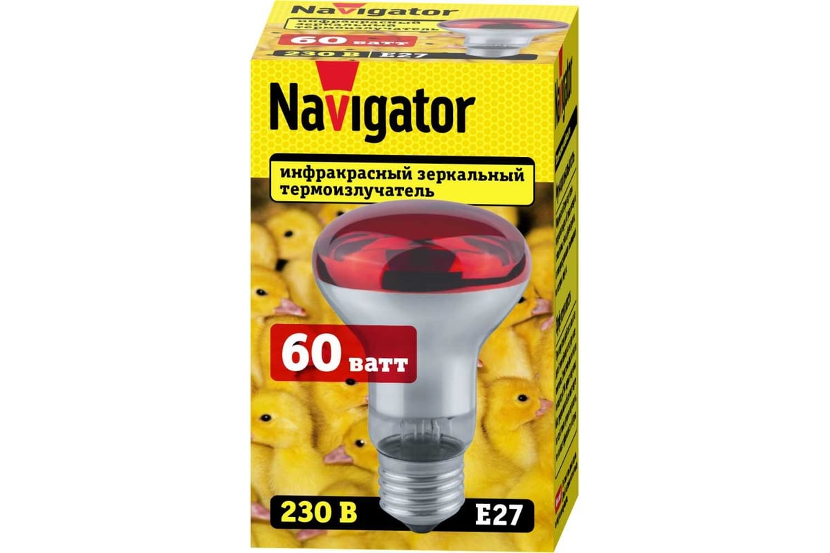 Термоизлучатель Navigator 93 973 ni-r63-60-230-e27-икзк 93973 ...