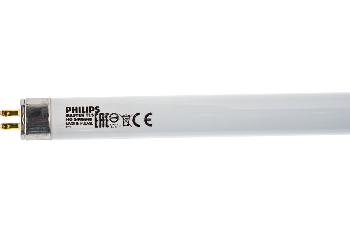 Люминесцентная лампа PHILIPS MASTER TL5 HO 54W/840 SLV/40 54Вт T5 4000К ...