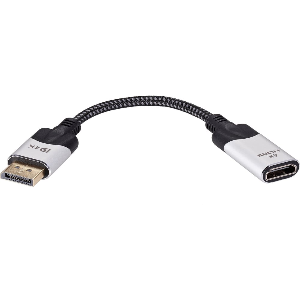 Адаптер VCOM displayport m - hdmi f 4k 60hz 0.15m CG621M-0.15 ...