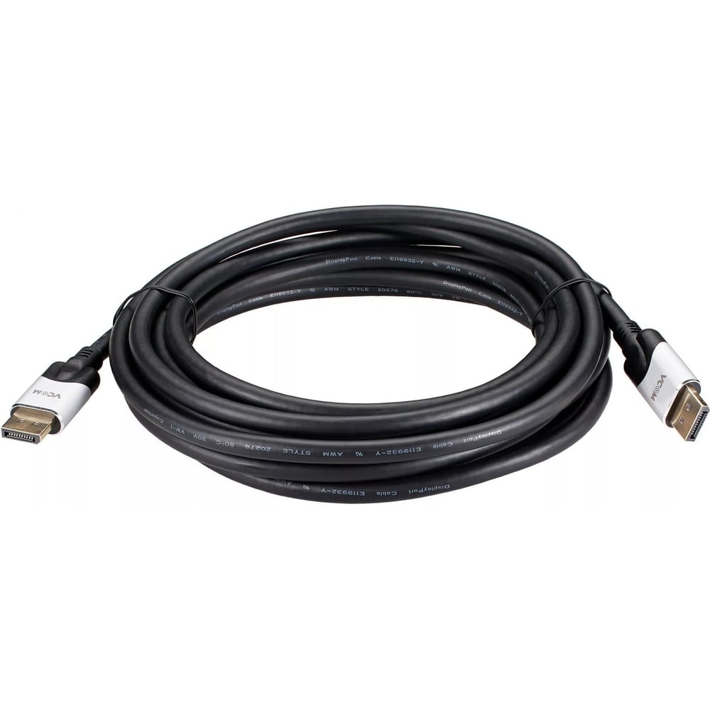 Соединительный кабель Vcom Displayport V 1 4 8k 60hz 5m Cg635 5m выгодная цена отзывы