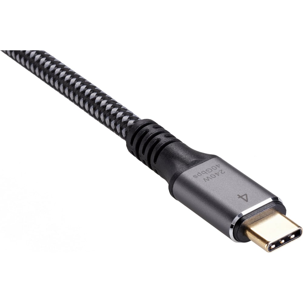 Кабель Vcom Usb4 Type Cm Type Cm 5k 60hz 40gbps Pd 240w 5a 1 2m Cu541m 1 2m выгодная цена