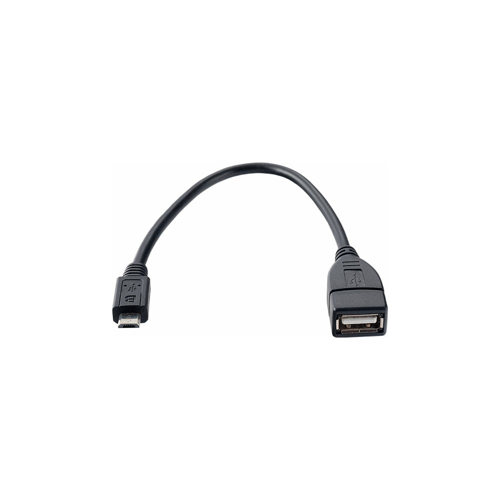Кабель PERFEO USB2.0 A розетка - Micro USB вилка OTG длина 0.2 м. U4202 30 004 999 - выгодная ...