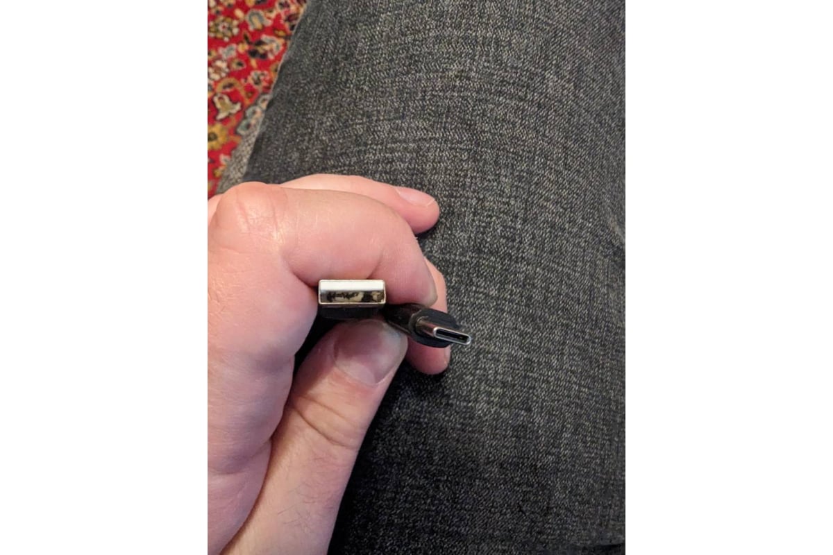 Кабель Skyway Usb Type C 6 5А быстрая зарядка 1м черный в коробке