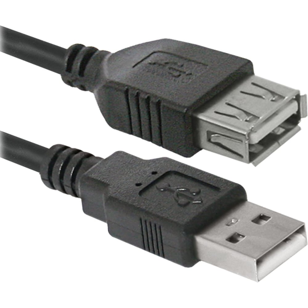 USB кабель Defender USB02-06 USB2.0 AM-AF, 1.8м 87456 - выгодная цена ...
