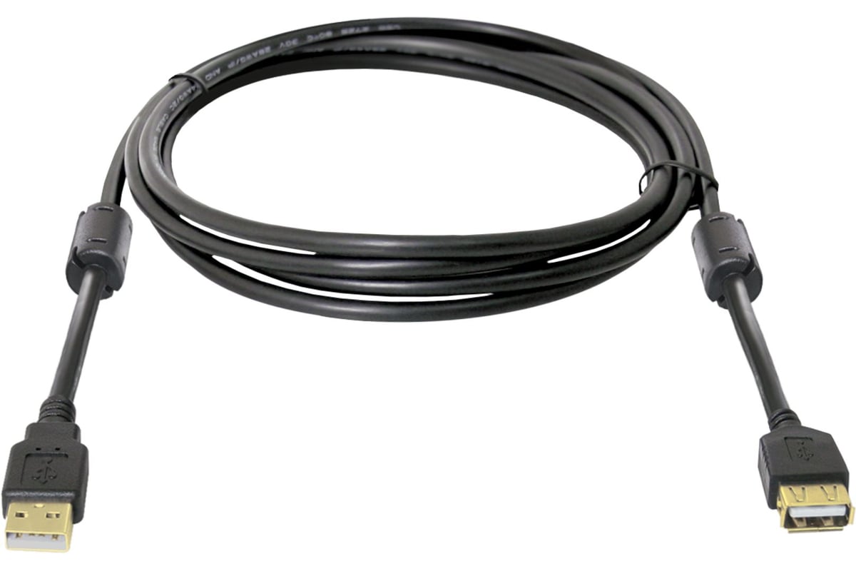 Usb кабель Defender Usb02 06pro Usb2 0 Am Af 1 8м 87429 выгодная цена отзывы характеристики