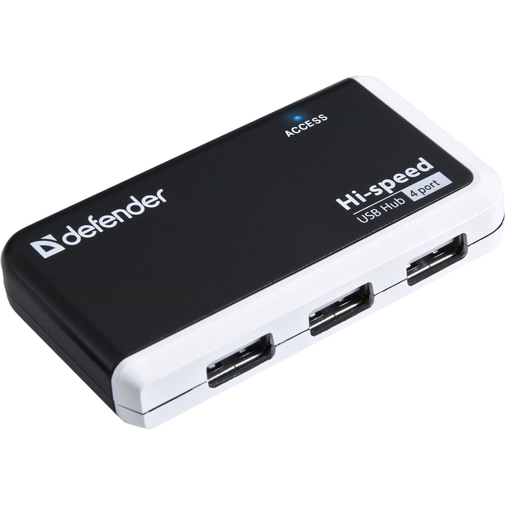 Универсальный USB разветвитель Defender Quadro Infix USB2.0, 4 порта ...