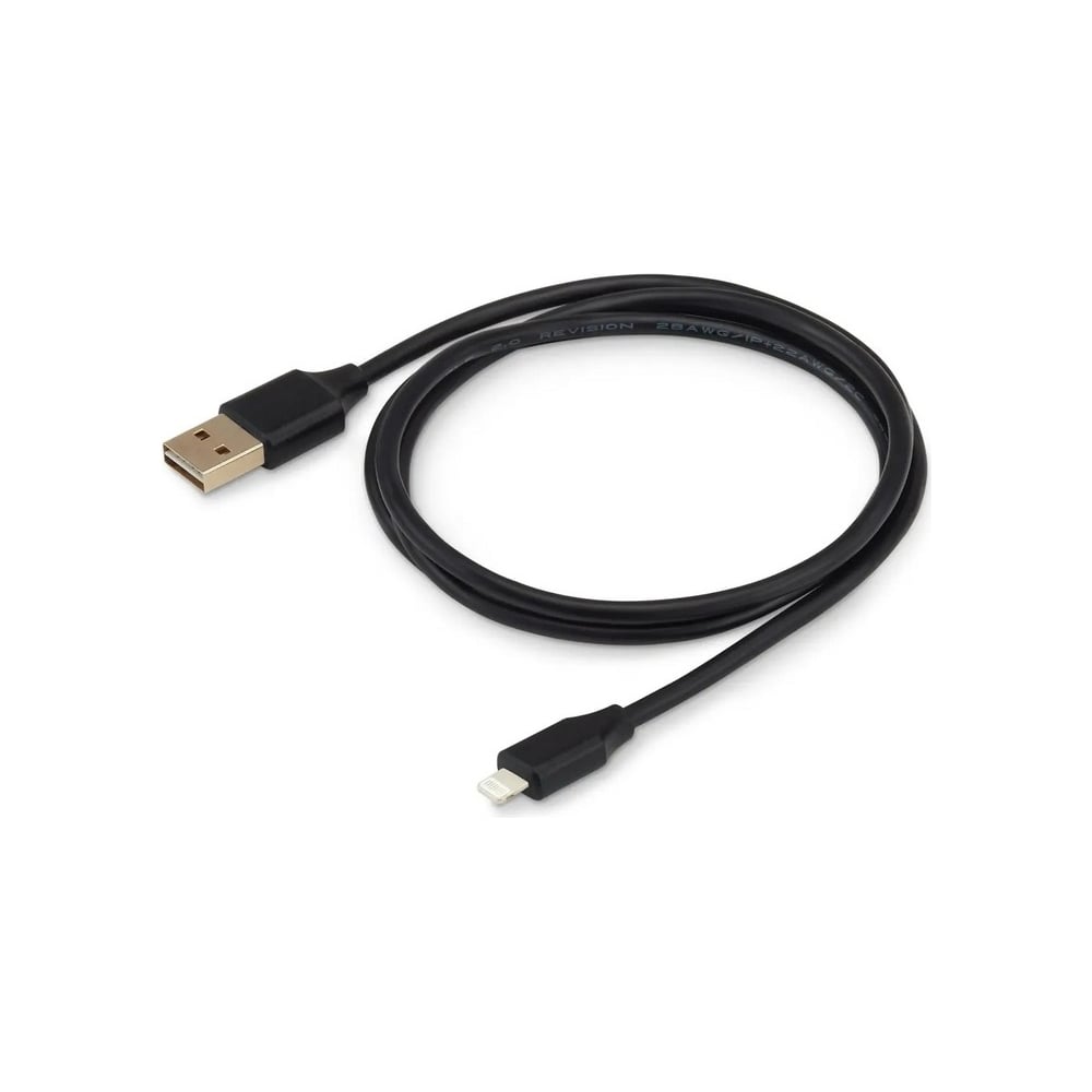 Кабель BURO BHP LIGHTNING 0.8 USB (m)-Lightning (m) 0.8м черный 409278 ...