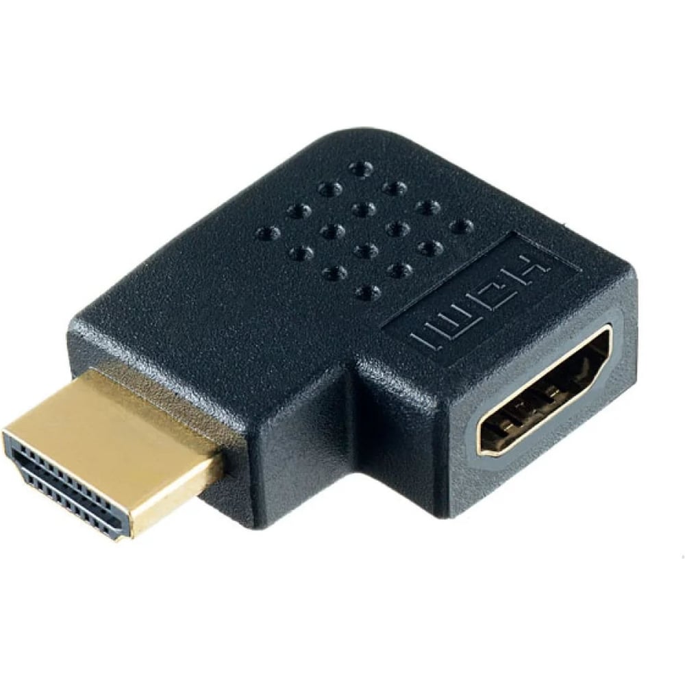 Угловой горизонтальный переходник PERFEO HDMI A вилка - HDMI A розетка ...