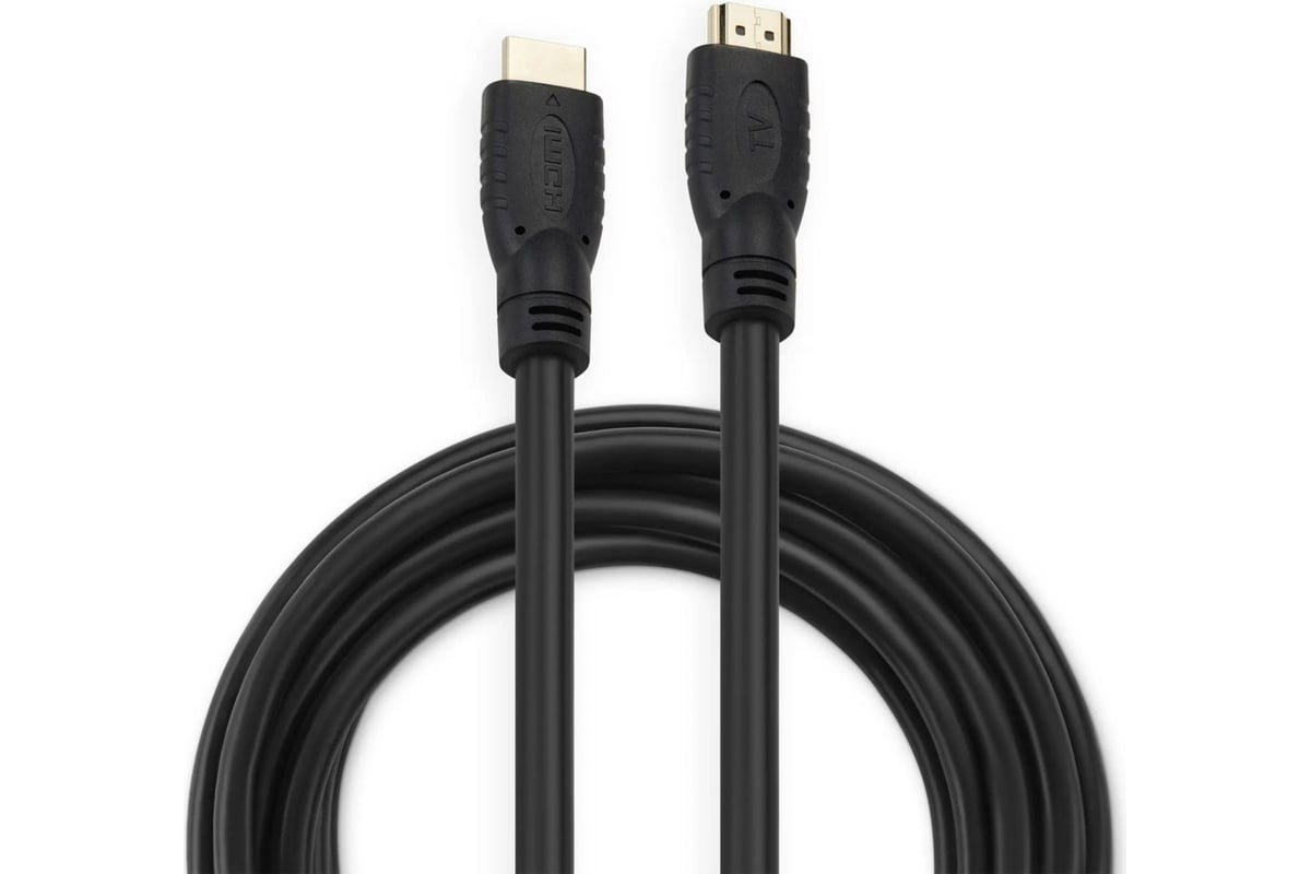Кабель аудио-видео BURO HDMI 2.0, HDMI (m)/HDMI (m), 10м, позолоченные ...