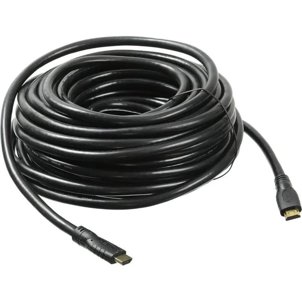 Кабель аудио-видео BURO HDMI 2.0, HDMI (m)/HDMI (m), 20м, позолоченные ...