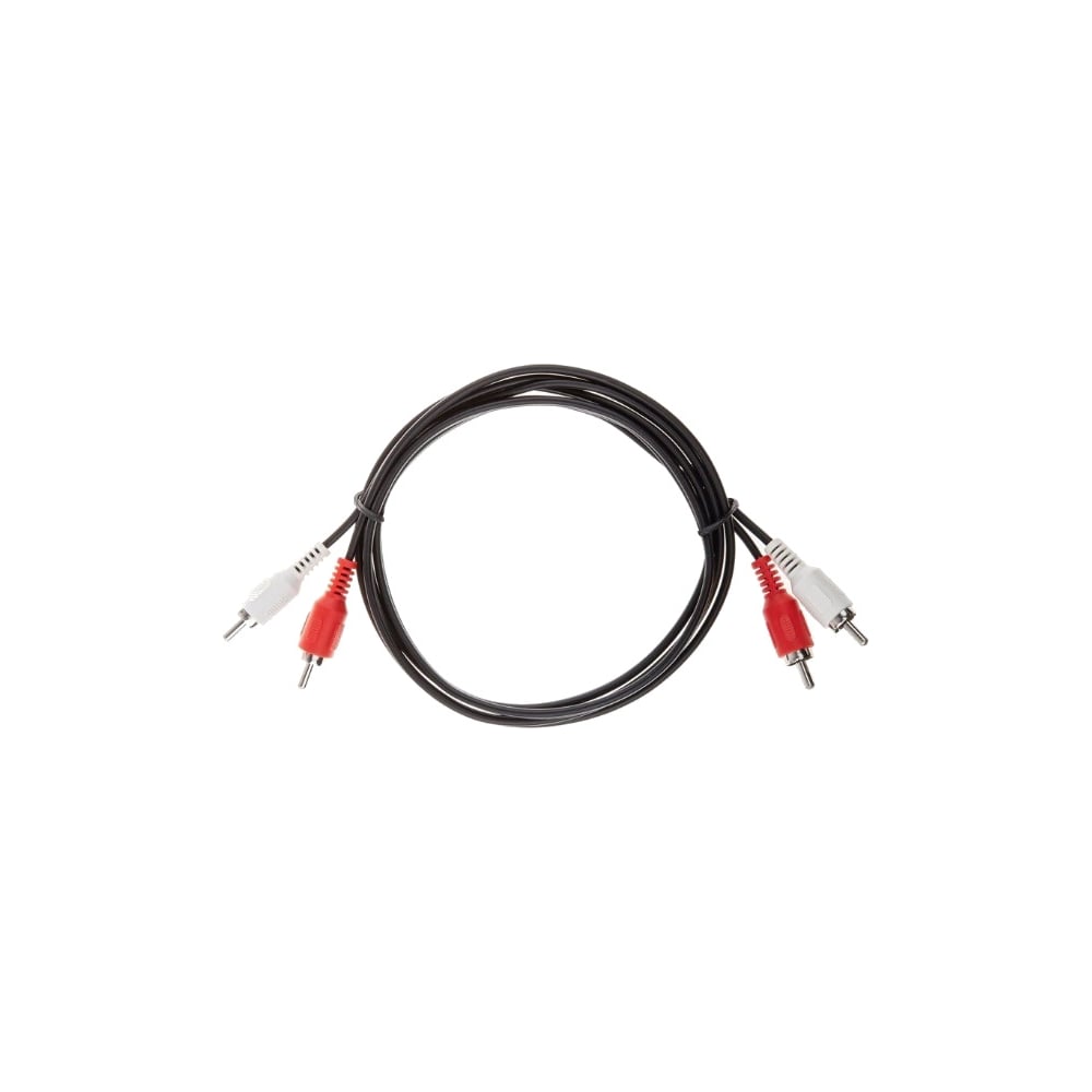 Соединительный кабель VCOM 2xRCA /M/ - 2xRCA /M/ черный 1,5m, VAV7158-1 ...