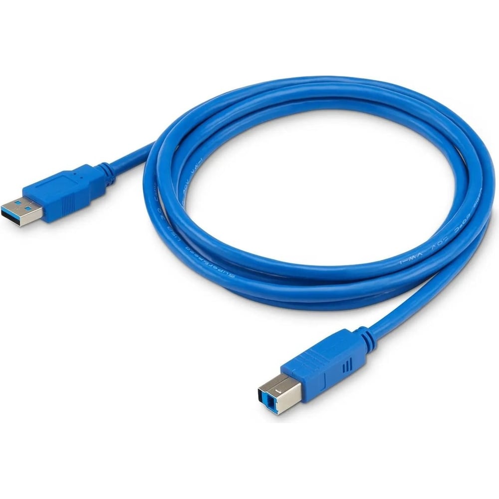 Кабель BURO USB A(m) USB B(m) 1.8м (USB3.0-AM/BM) синий 817271 ...