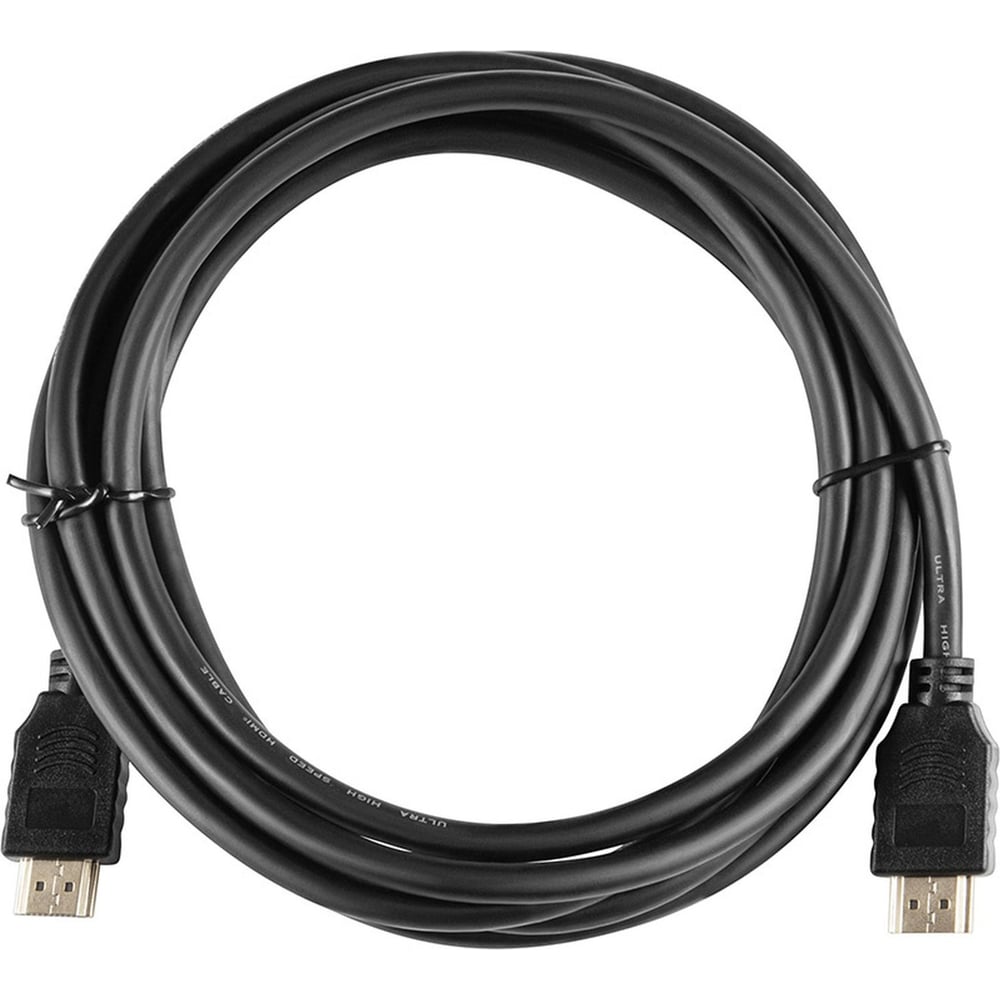 Кабель аудио-видео BURO HDMI (m)/HDMI (m) 3 м, черный (BHP-HDMI-2.1-3 ...