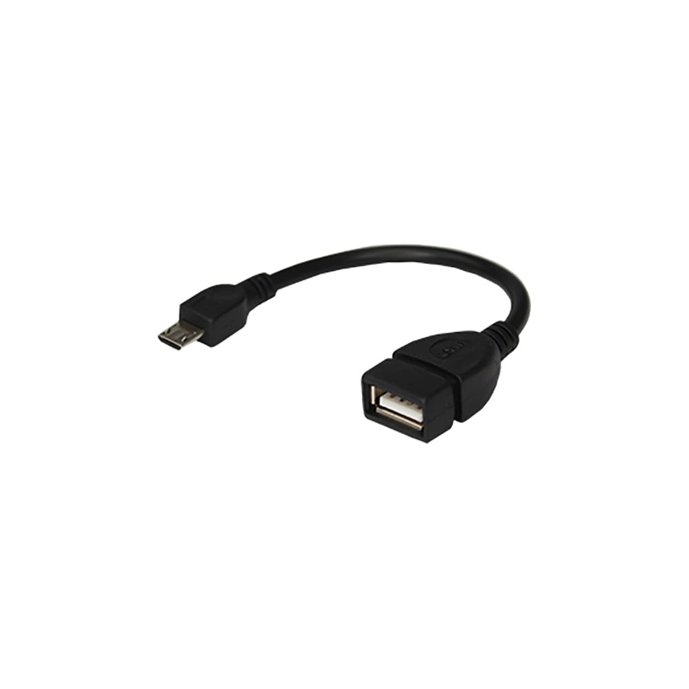 USB кабель REXANT OTG micro USB на USB шнур 0.15M 18-1182 - выгодная ...