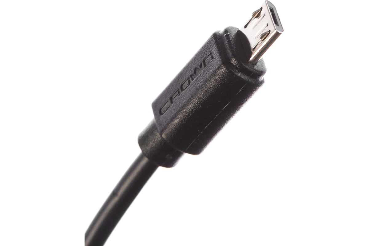 Кабель CROWN USB - microUSB CMCU-1016M black CM000003200 - выгодная ...
