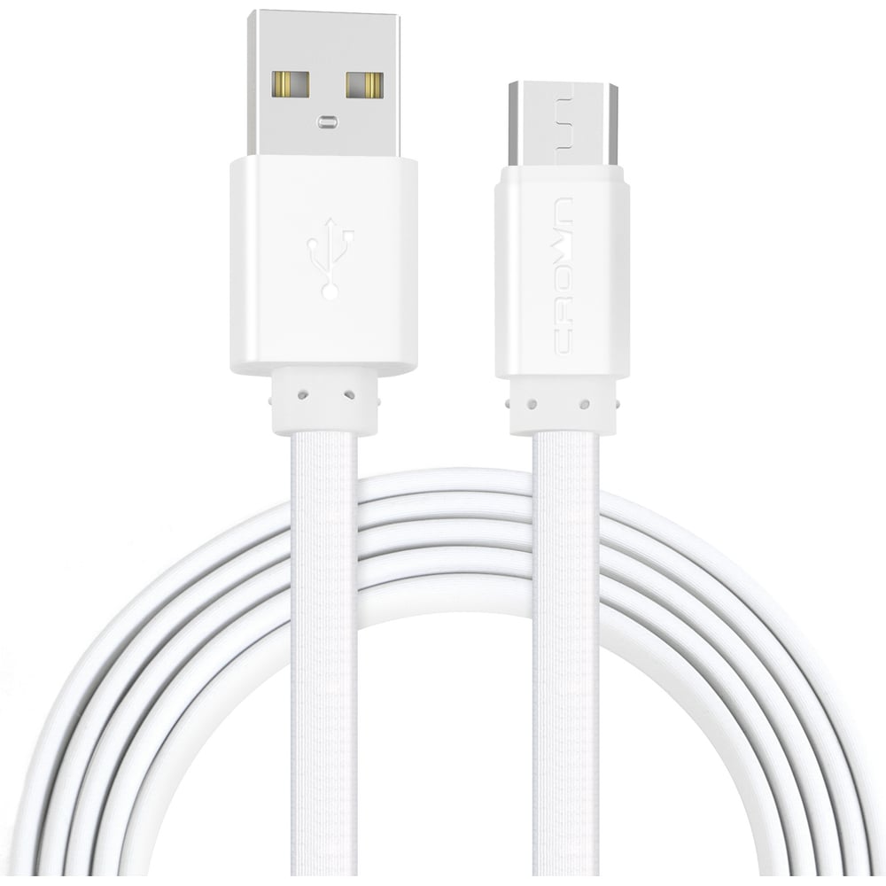 Кабель CROWN USB - microUSB CMCU-3022M white CM000002106 - выгодная ...