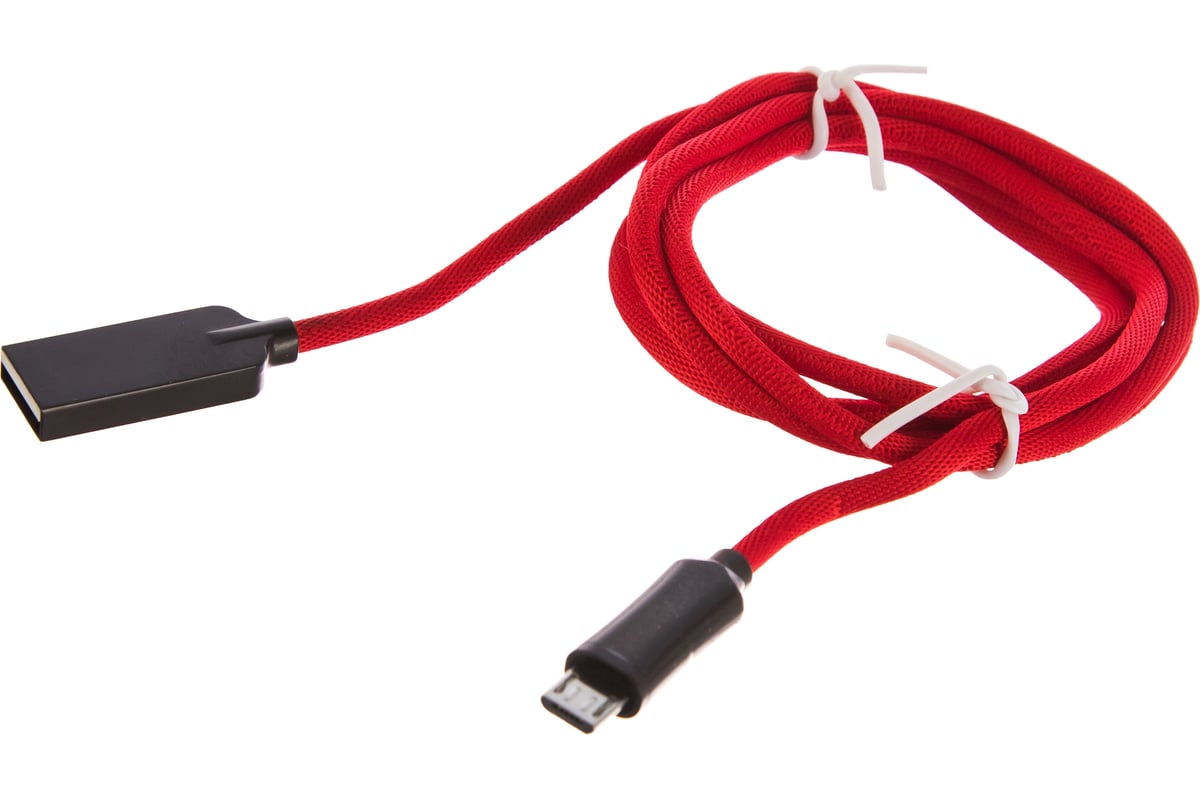 Кабель CROWN USB - microUSB CMCU-3132M red CM000002149 - выгодная цена ...