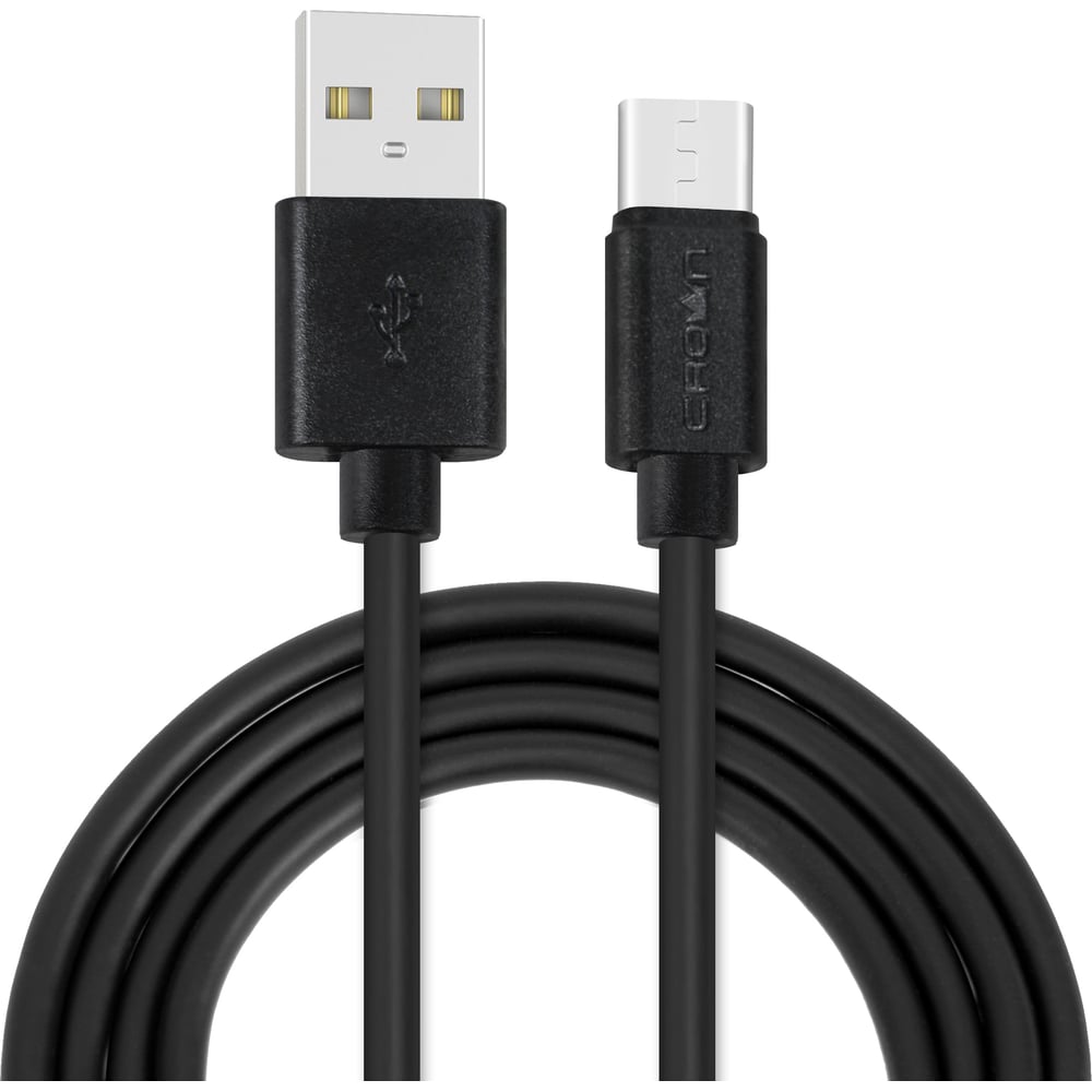 Кабель CROWN USB - USB Type-C CMCU-3012C black CM000002100 - выгодная ...