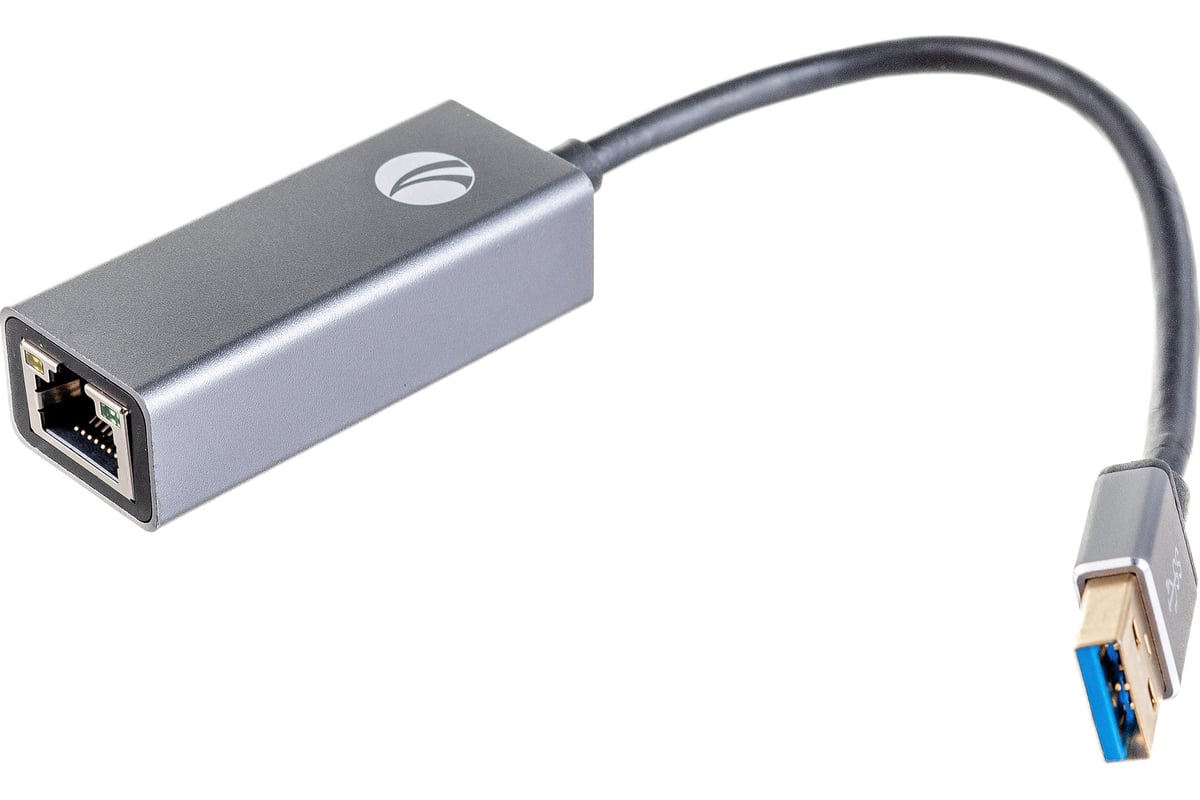 Кабель-переходник VCOM USB 3.0 Am - LAN RJ-45, Ethernet 1000 Mbps ...