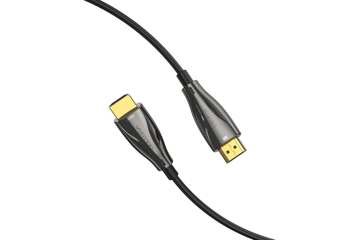 Кабель VENTION оптический HDMI v2.1 19M/19M - 20м. Черный ALBBQ ...
