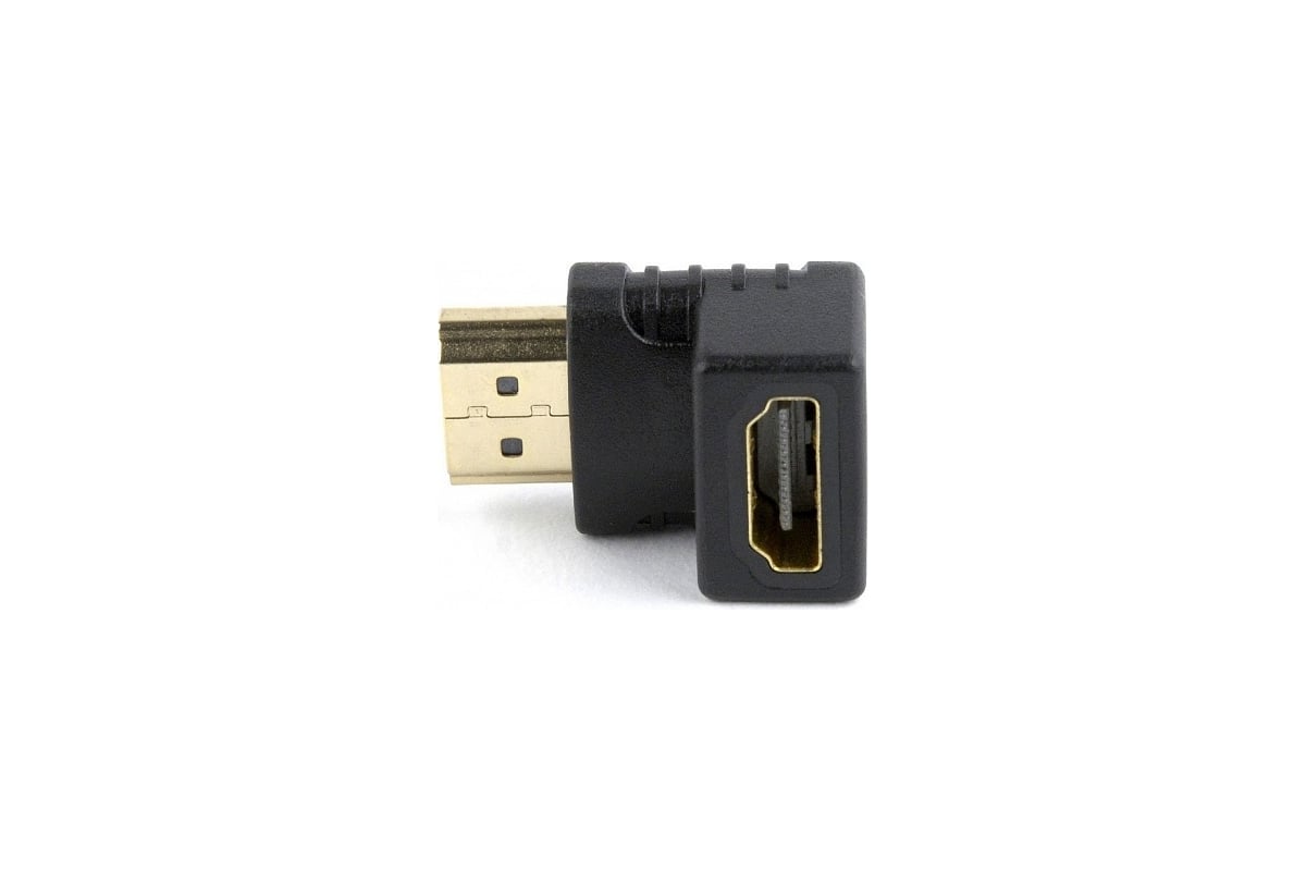 Переходник HDMI-HDMI Cablexpert, 19F/19M, угловой соединитель 90 ...