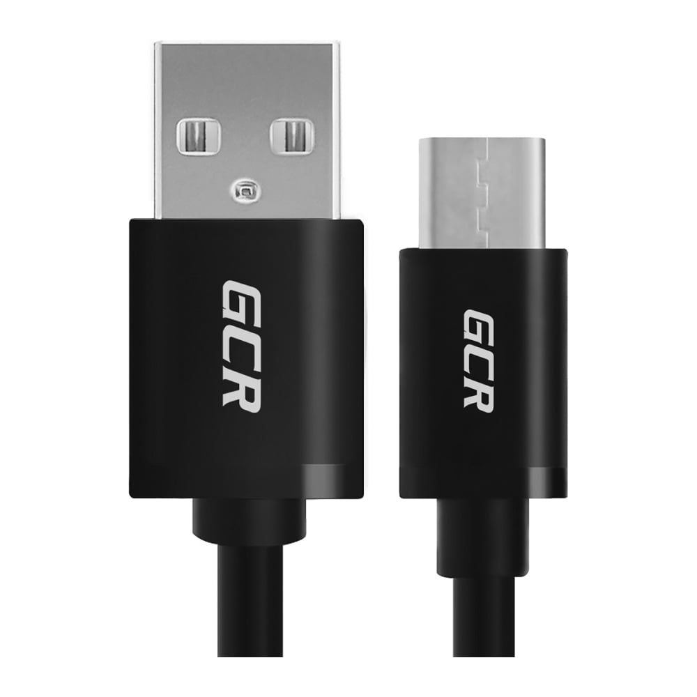 Кабель для зарядки телефона GCR TypeC, 1.8m, черный UC1AM-BB2S-1.8m ...