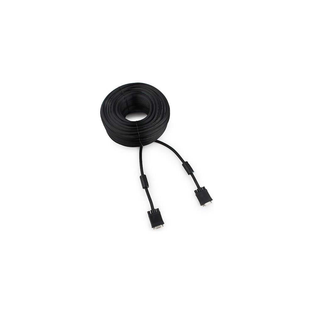 Кабель Cablexpert VGA Premium 15M/15M, 30 м, черный, CC-PPVGA-30M-B ...