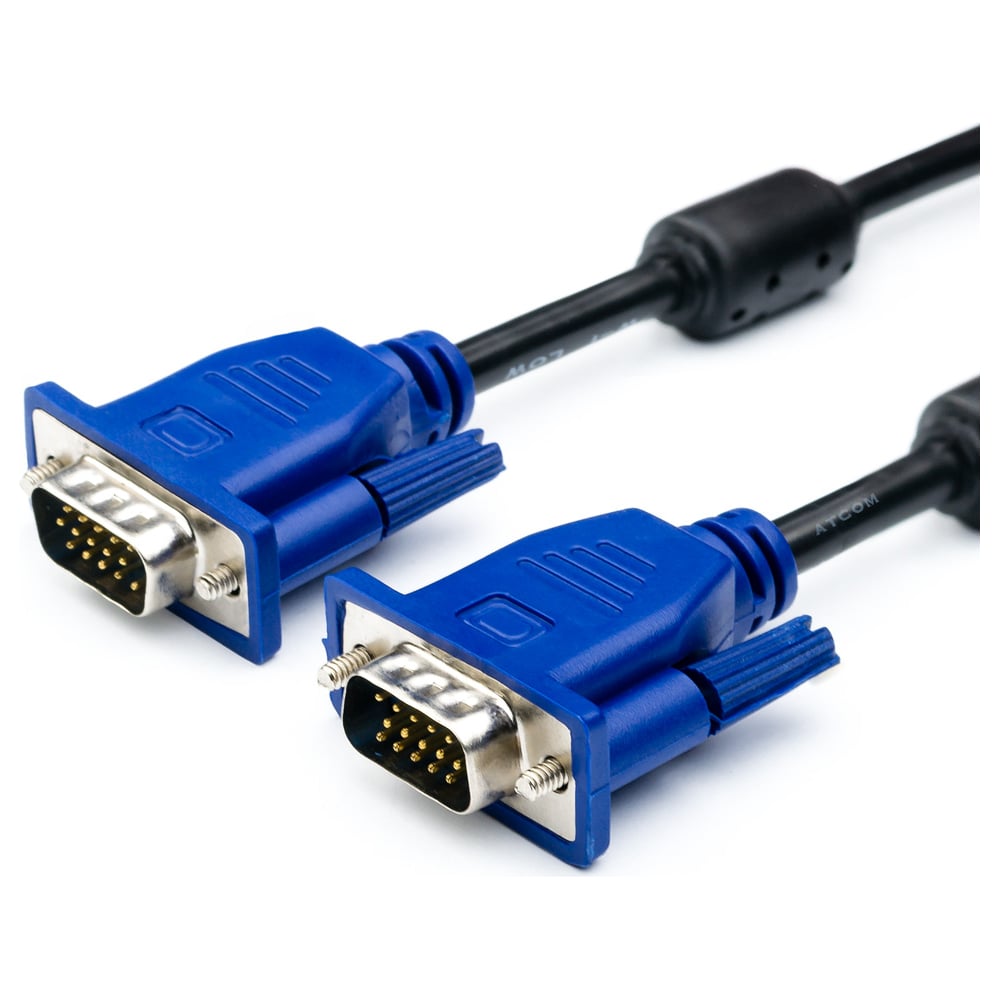 Кабель интерфейсный Filum VGA 1.8 м., черный, разъемы: VGA male-VGA ...