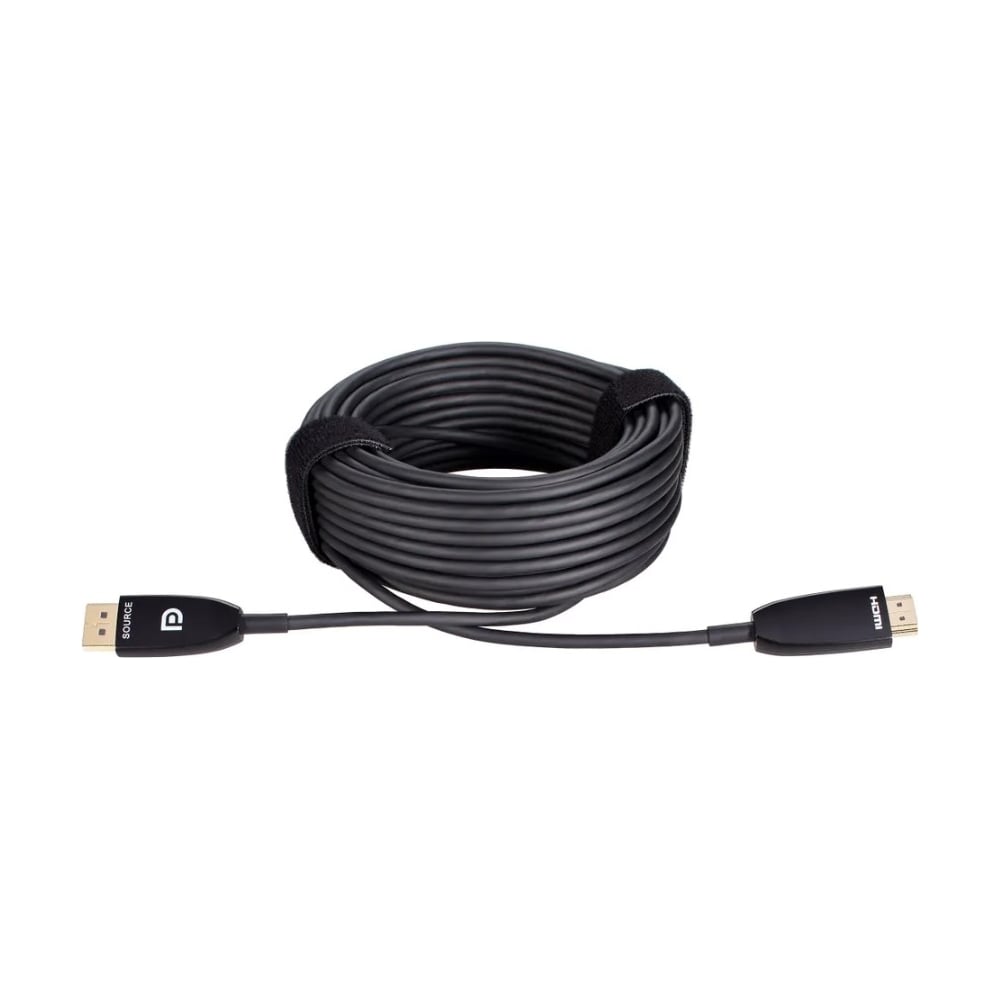 Активный оптический кабель VCOM DisplayPort 1.2v - HDMI 2.0v 20m D3752B ...