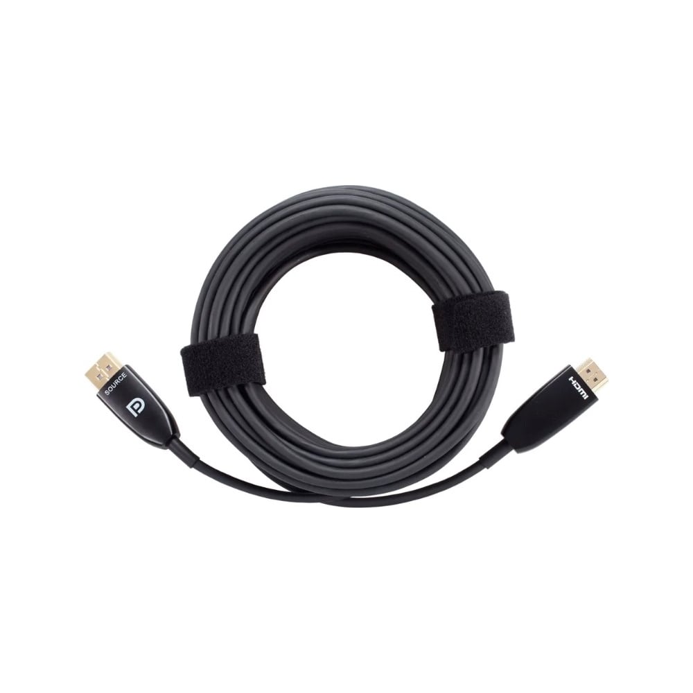 Активный оптический кабель VCOM DisplayPort 1.2v - HDMI 2.0v 10m D3752B ...