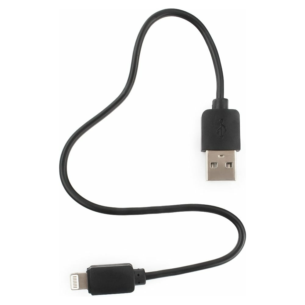 Кабель Гарнизон USB A(M) - Lightning, 0.3м, черный GCC-USB2-AP2-0.3M ...