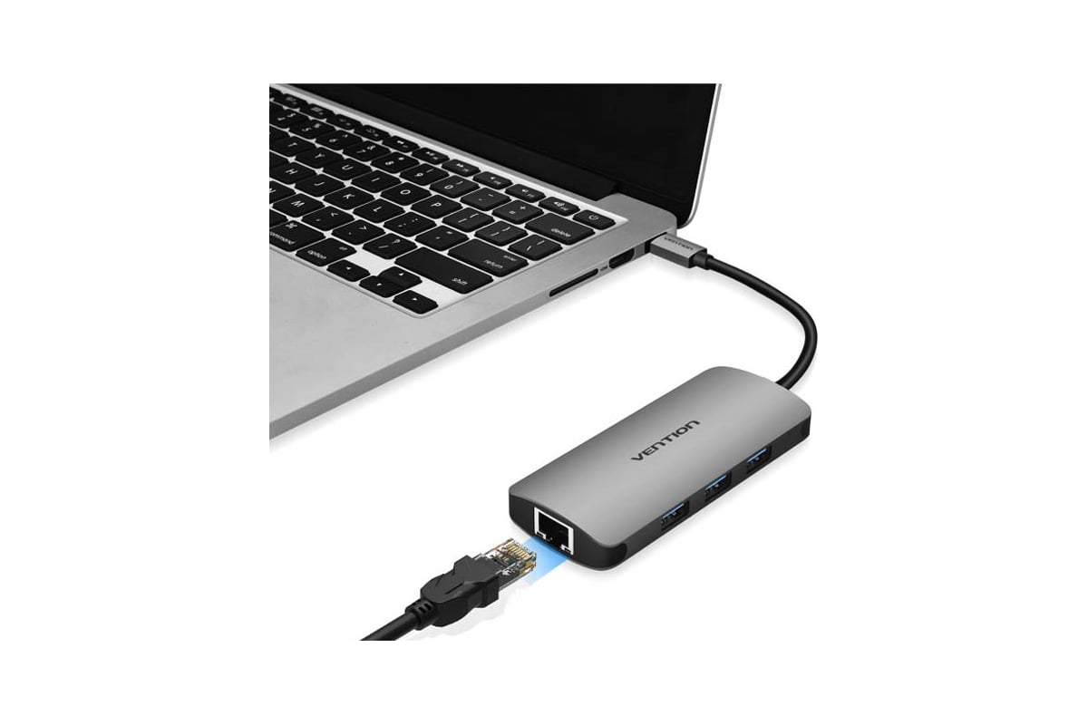 Мультифункциональный хаб Vention Usb Type C 9 в 1 Cgnha выгодная цена