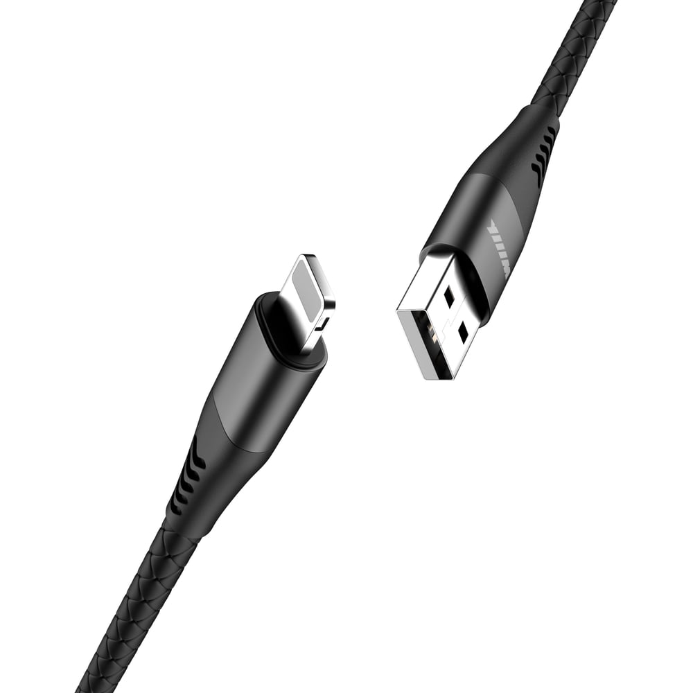 Data-кабель Wiiix Lightning черный 2метра CB720-U8-2A-20B - выгодная ...