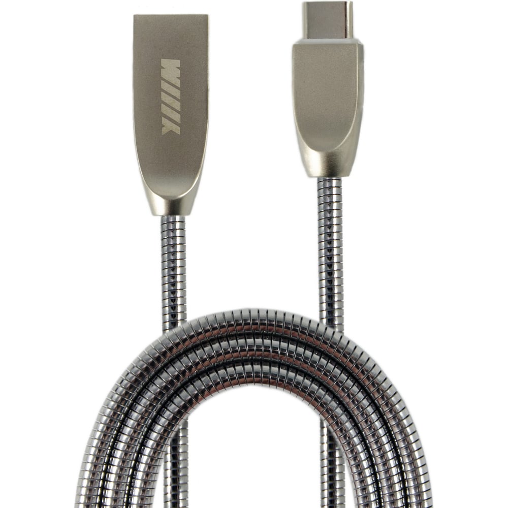 Кабель-переходник USB-Type C Wiiix черный цинк 1м CB850-UTC-Z-10B ...