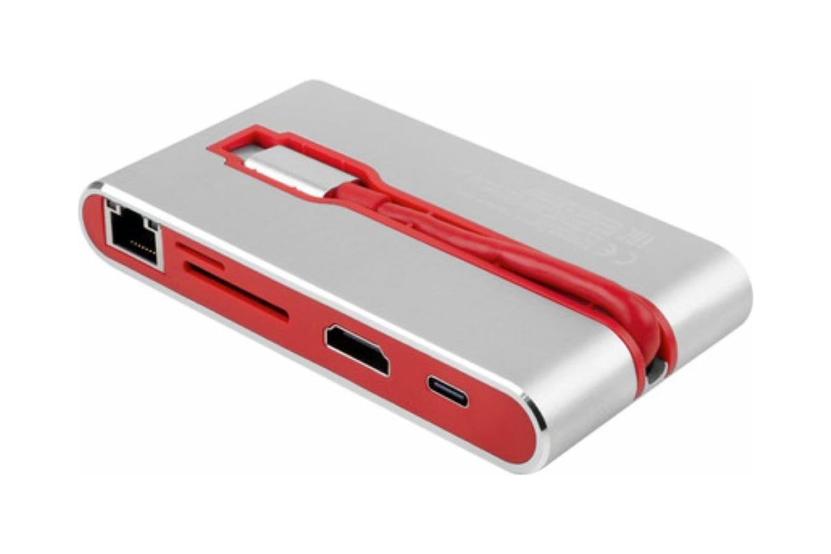 Разветвитель для компьютера Rombica Hermes Type-C Red TC-00253 ...