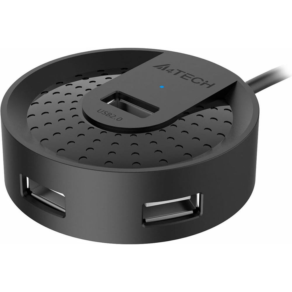 Хаб ОФИСМАГ USB 2.0, 4порта, черный, A4TECH HUB-20, 1874611 513942 ...