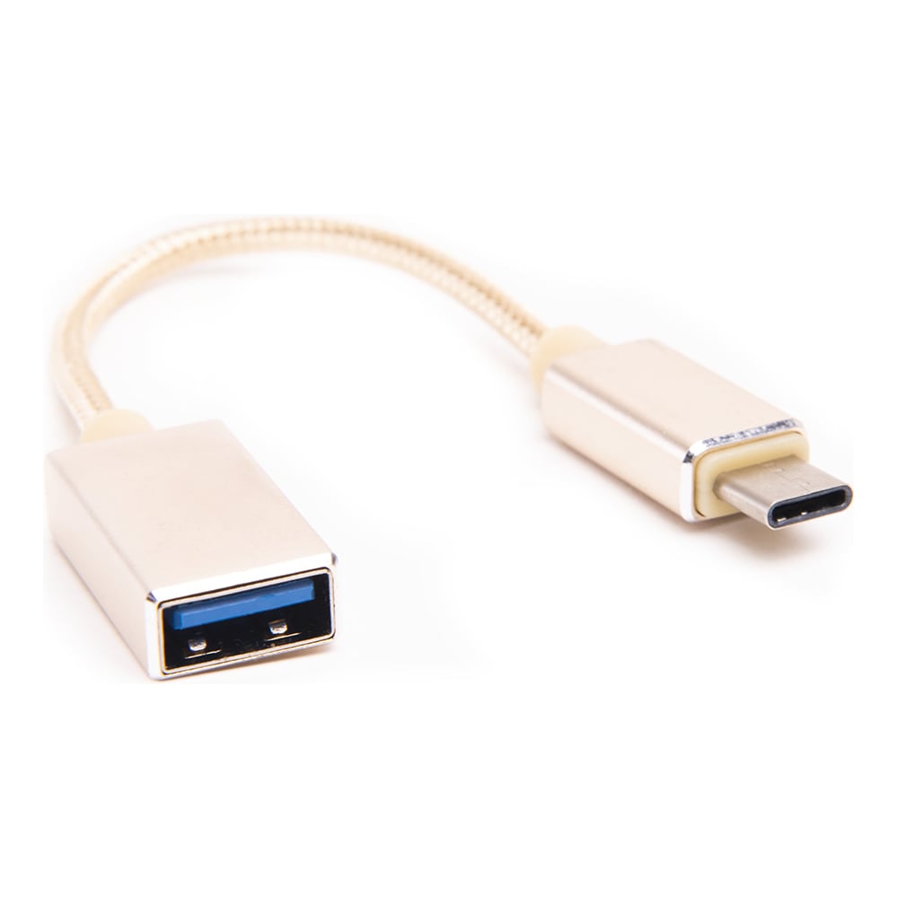 Переходник Atom Evolution USB Type-C 3.1 - USB А 3.0, OTG, 0,15 м ...