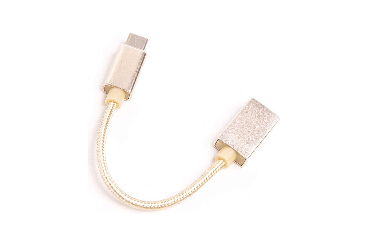 Переходник Atom Evolution USB Type-C 3.1 - USB А 3.0, OTG, 0,15 м ...