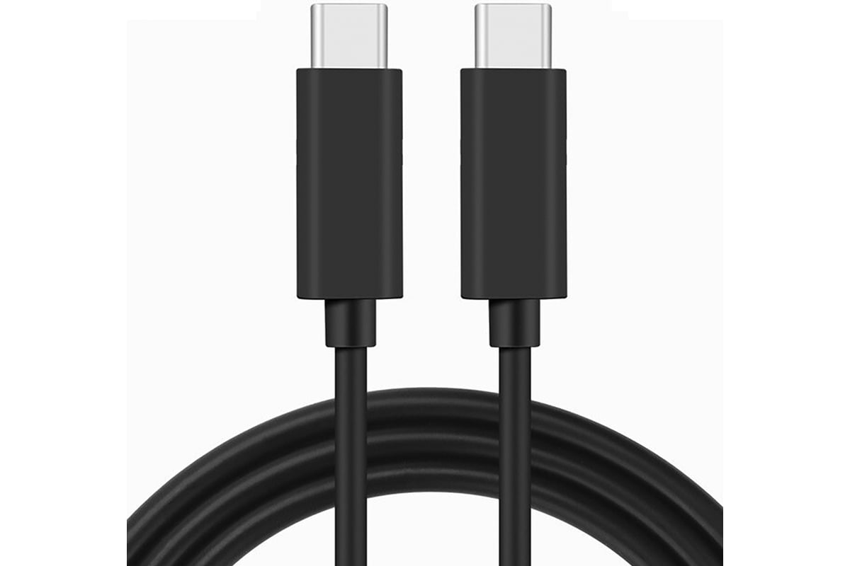 Морозостойкий кабель USB 3.1 Type C GCR 1.0m черный, 100W/20V/5A, M/M ...