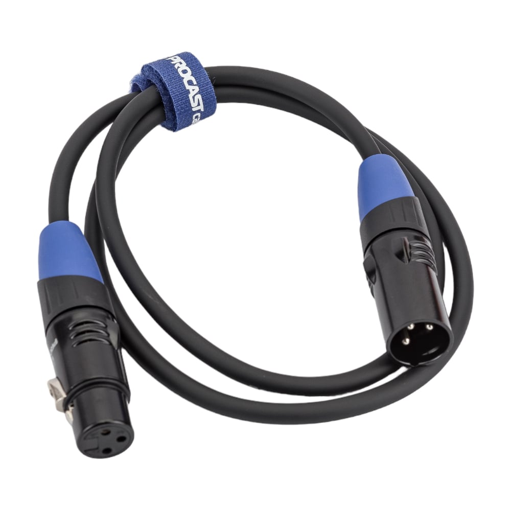 Межблочный балансный кабель PROCAST cable XLR m/XLR f.1 XLR m/XLR f ...