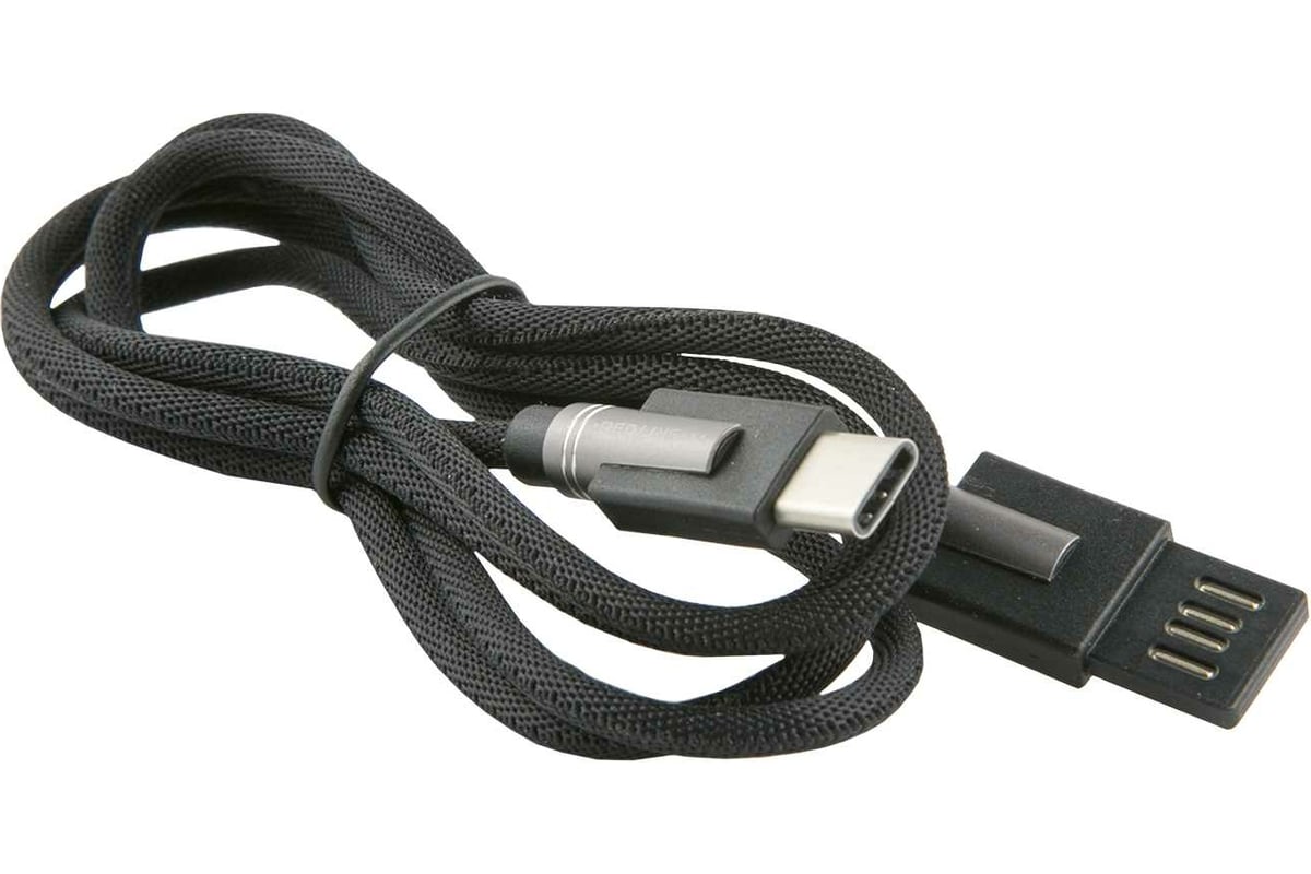 Дата-кабель Red Line Rare USB - Type-C, черный УТ000016013 - выгодная ...