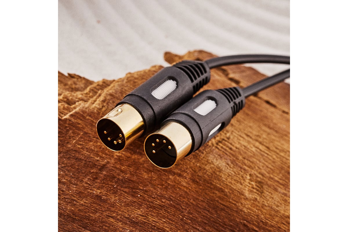 Кабель REXANT DIN 5 Pin - DIN 5 Pin 1,5 м Gold 17-2522 - выгодная цена ...