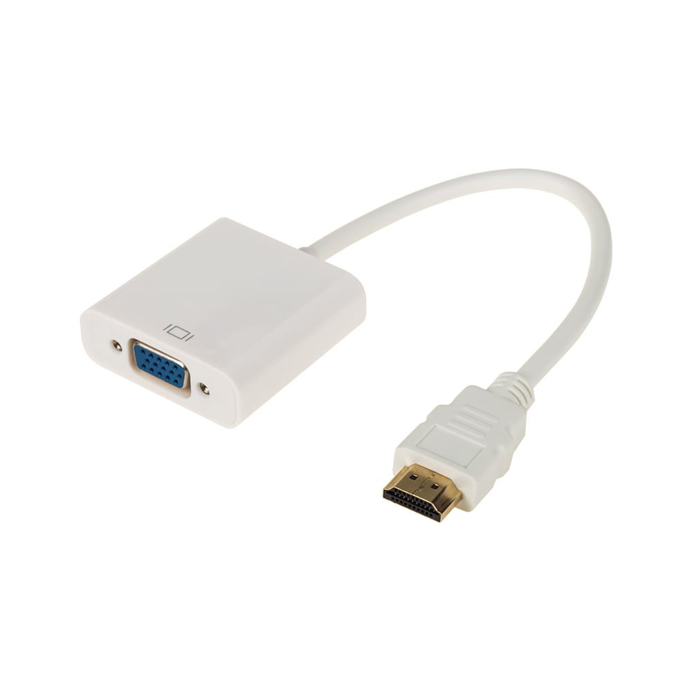 Переходник REXANT HDMI - гнездо VGA с аудио 3, 5мм с питанием 17-6934 ...