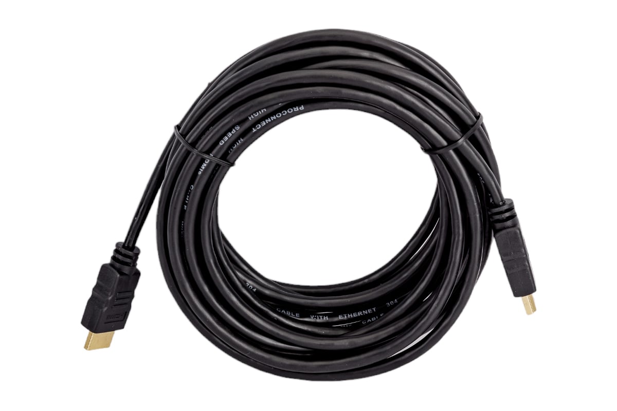 Кабель HDMI 2.0 PROCONNECT Gold, 4К 60Hz, 5 метров 17-6106-6 - выгодная цена, отзывы ...