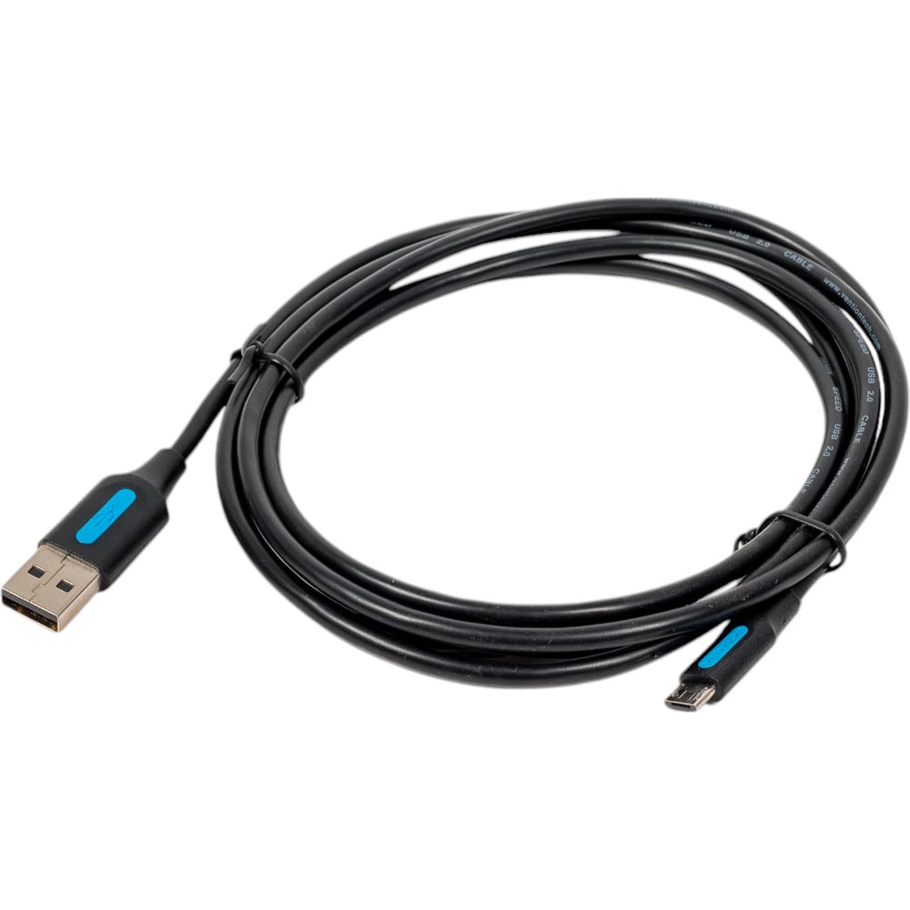 Кабель VENTION USB 2.0 AM/micro B 5pin - 2м Черный COLBH - выгодная ...