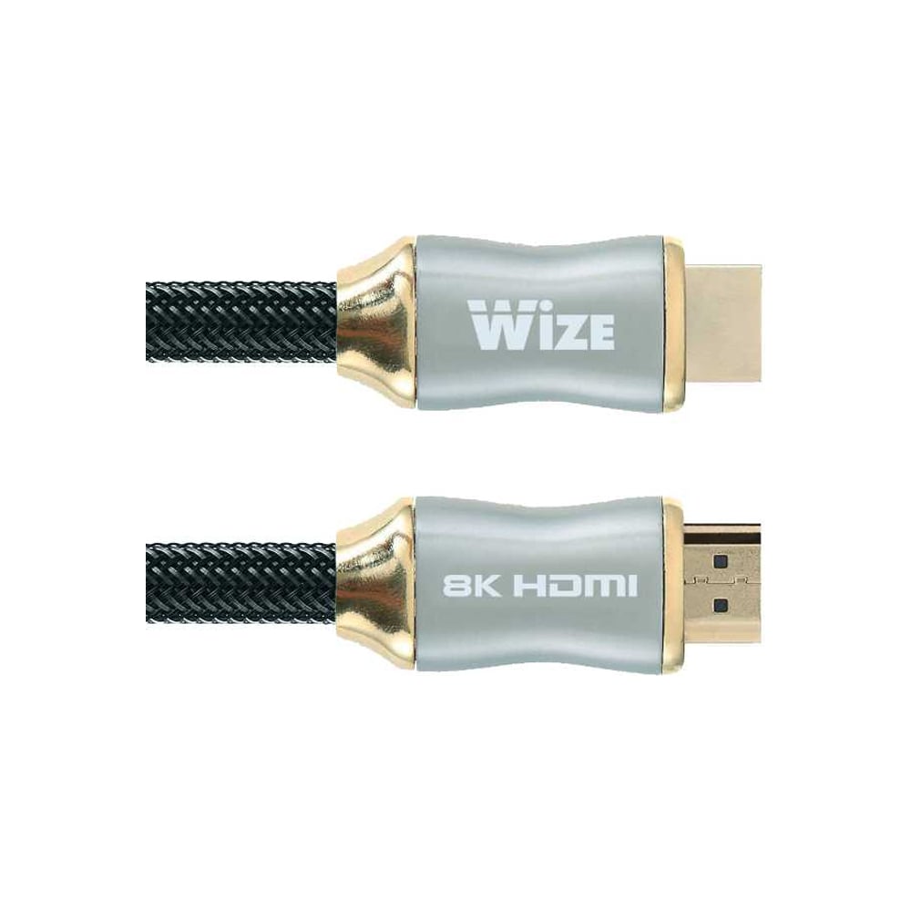 Кабель HDMI Wize WAVC-HDMI8K-2M 2 м, v.2.1, 19M/19M, 8K/120Hz/60Hz, 4K ...