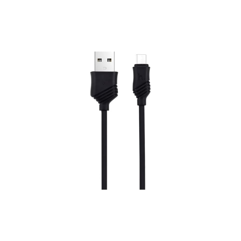 Кабель Hoco Usb x6 khaki microusb, 2.4а, 1м, pvc (черный) 0L-00037534 ...