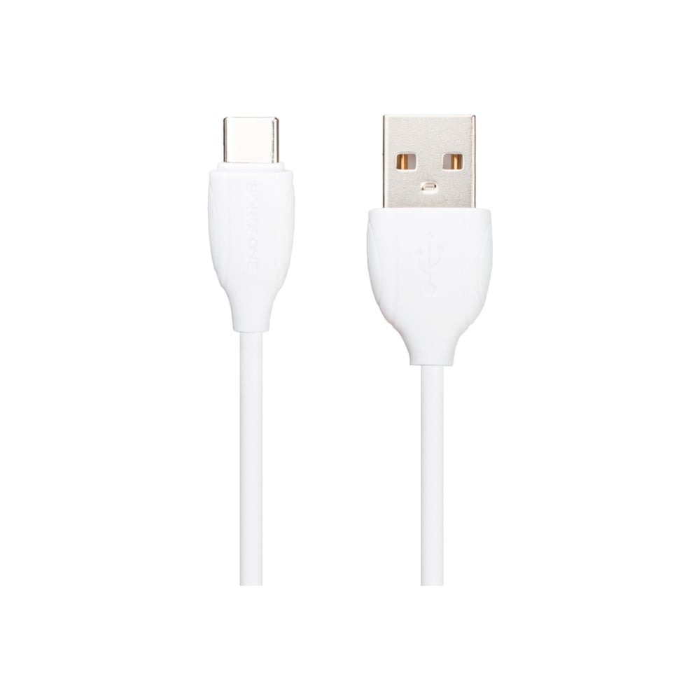 Usb кабель Borofone Bx19 Benefit Type C 3a 1м Pvc белый 0l 00043149