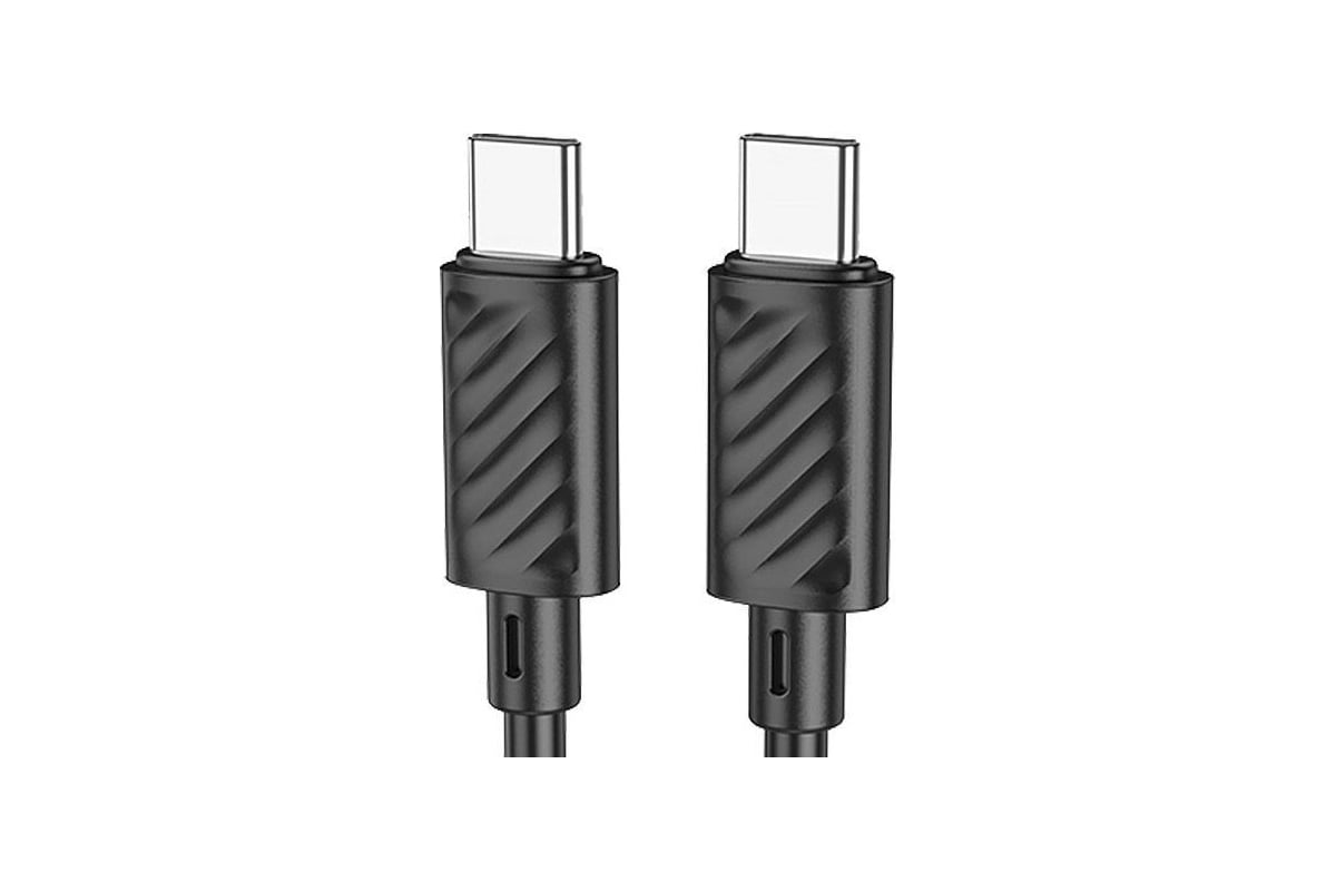 Usb C кабель Hoco X88 Gratified Type C 3а Pd60w 1м Pvc черный 0l